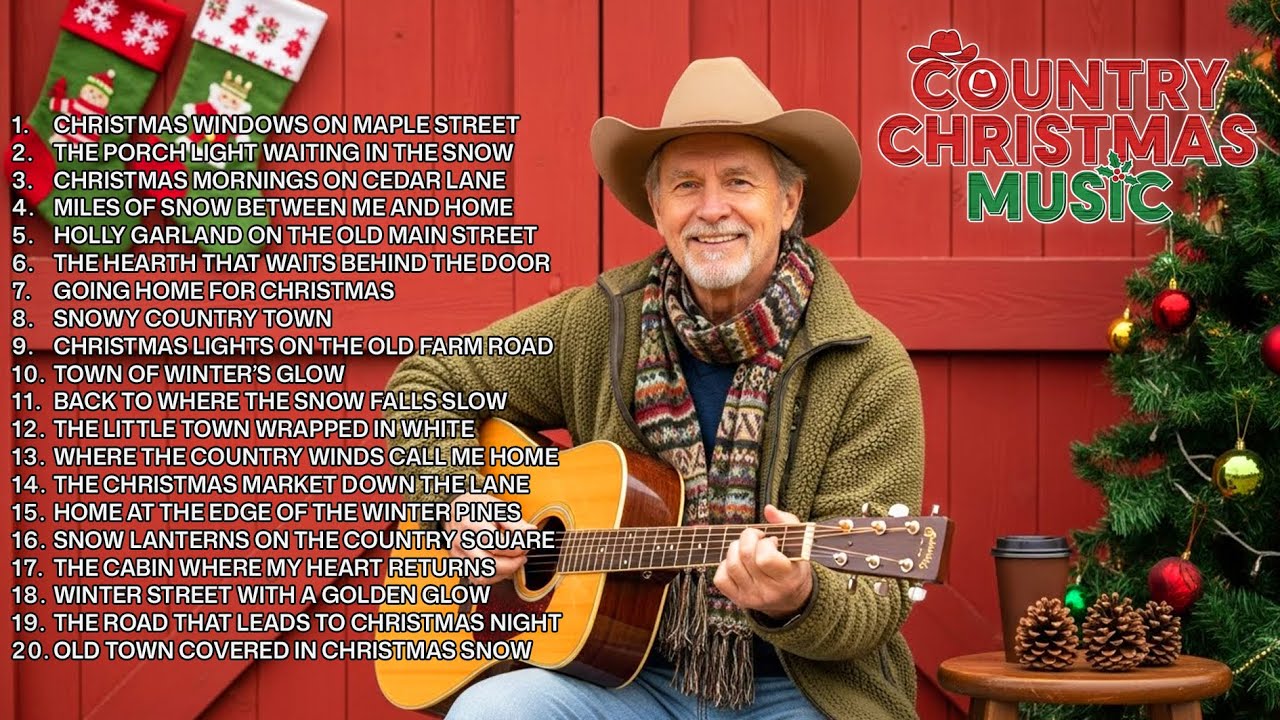 Cowboy Christmas Guitar – Relaxing Country Music for Peaceful Nights ...