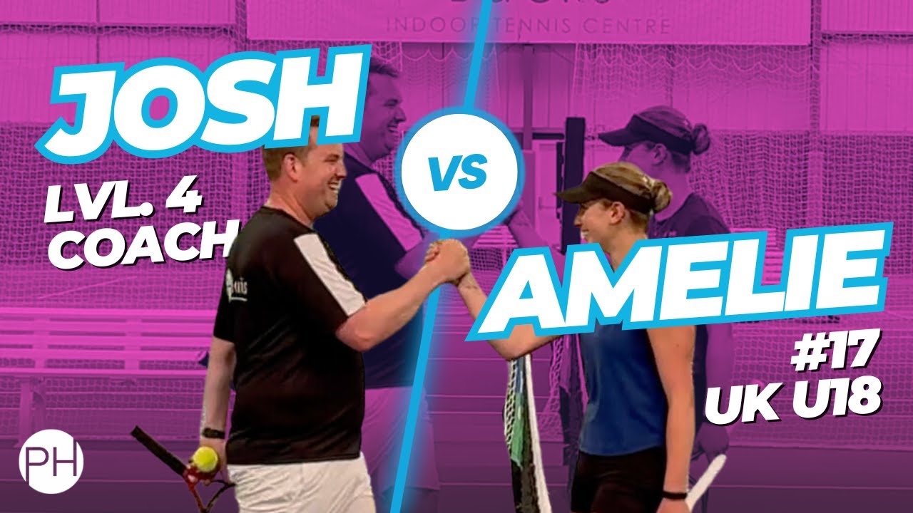 PLAYER vs COACH | UK #17 vs Level 4 Coach | Fun Tennis Match in Full ...