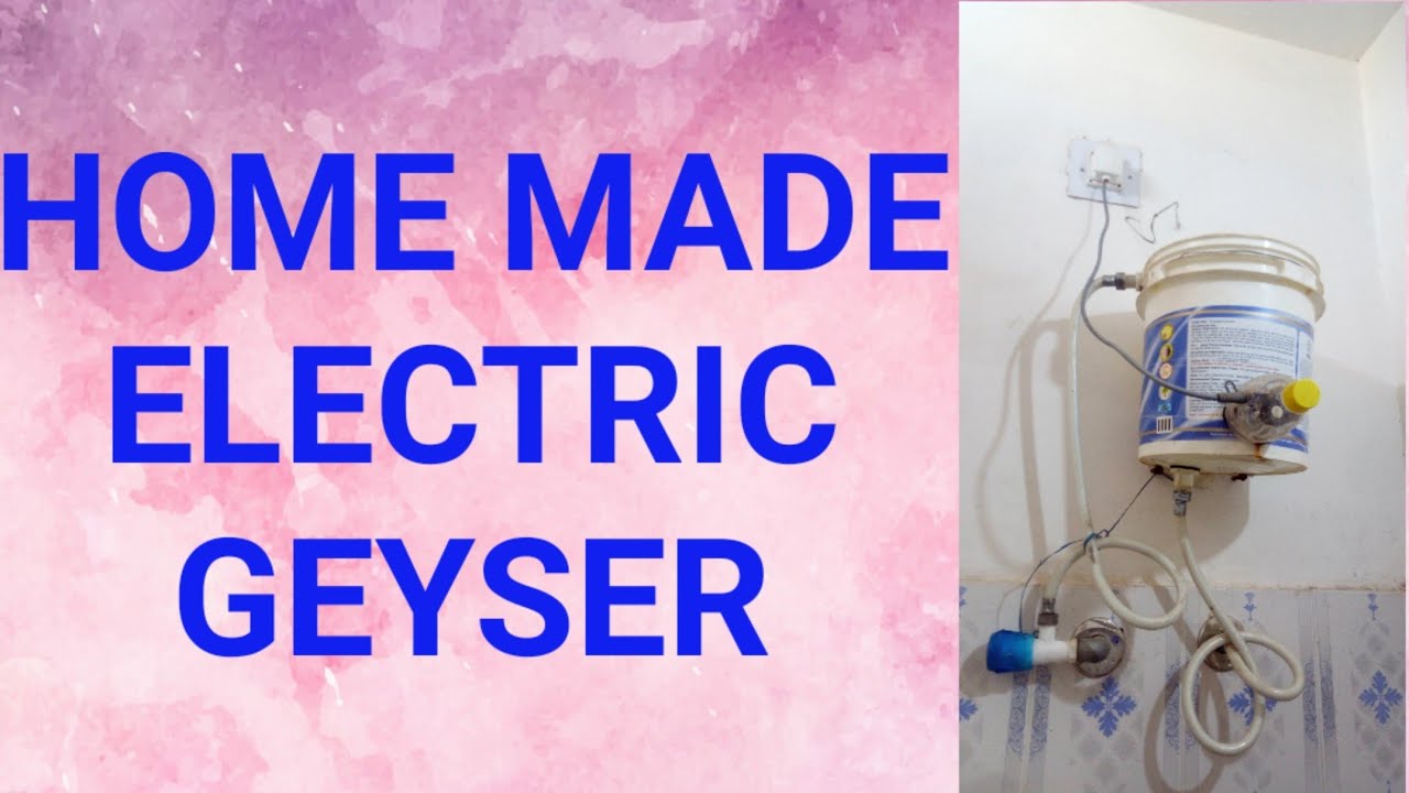 Home made electric geyser - YouTube