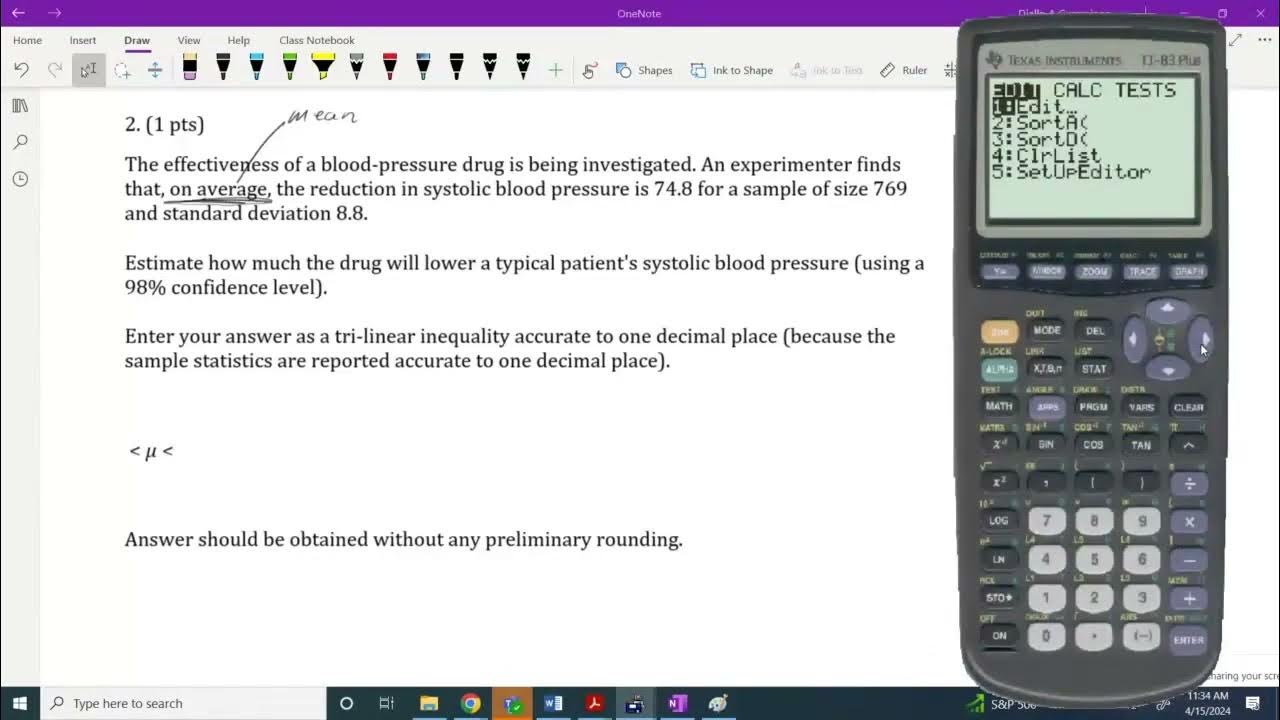 Statistics Module 4 Test Review - YouTube