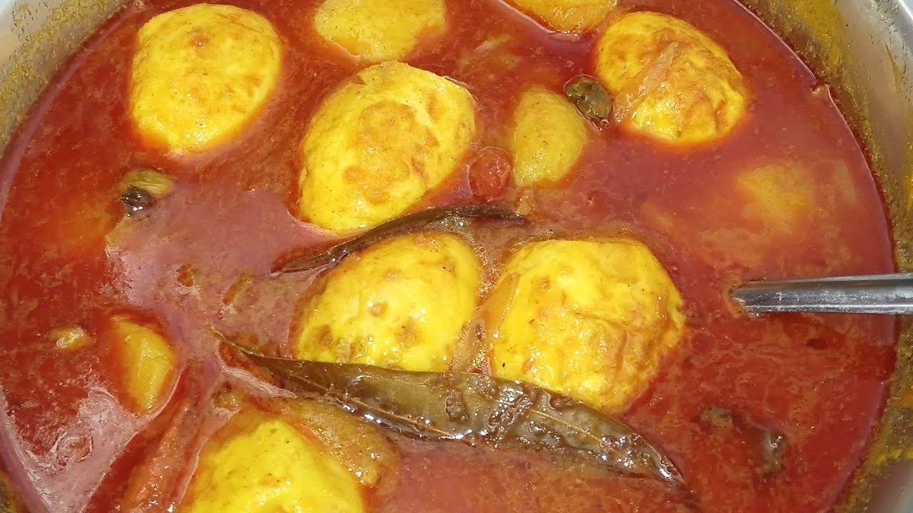 Egg recipe ll dim alu jhol recipe bengali style egg recipe - YouTube