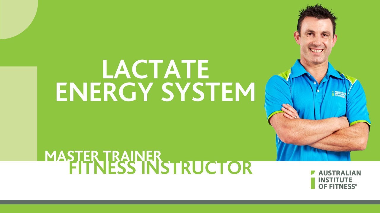 Lactate Energy System - YouTube