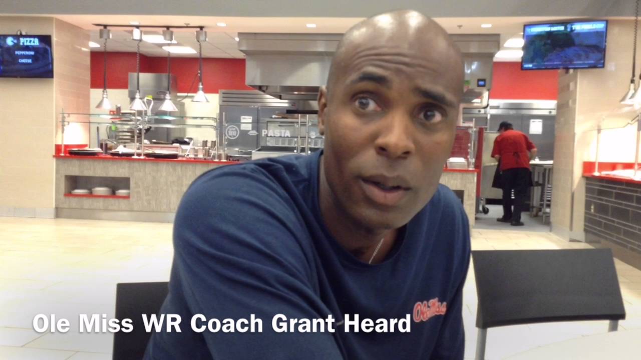 Ole Miss Wide Receivers Coach Grant Heard - YouTube