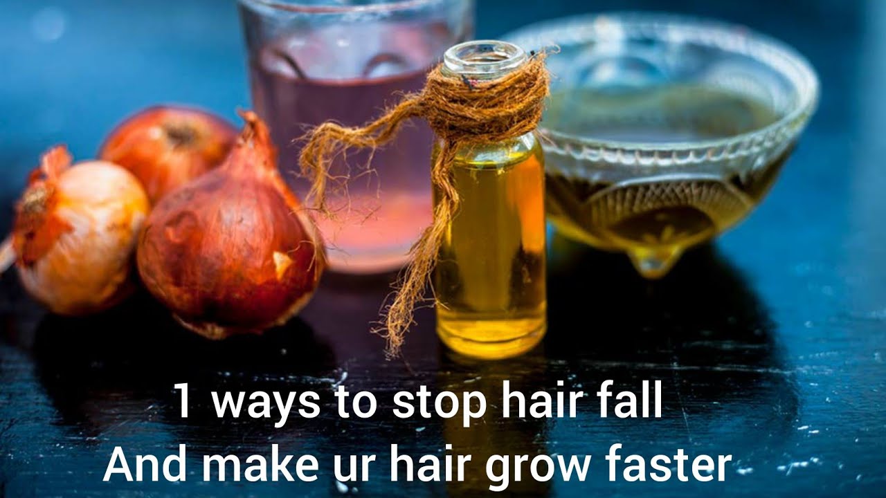 1 way to reduce hairfall and fasten hair growth - YouTube