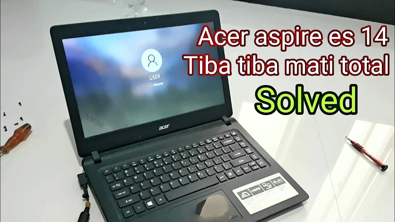 Laptop acer aspire es14 tiba tiba mati total mesin mainboard full short ...