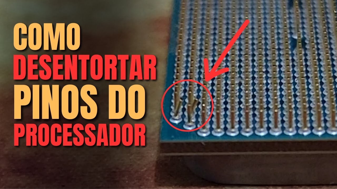 Como Desentortar Pinos de Processador AMD em Casa - YouTube