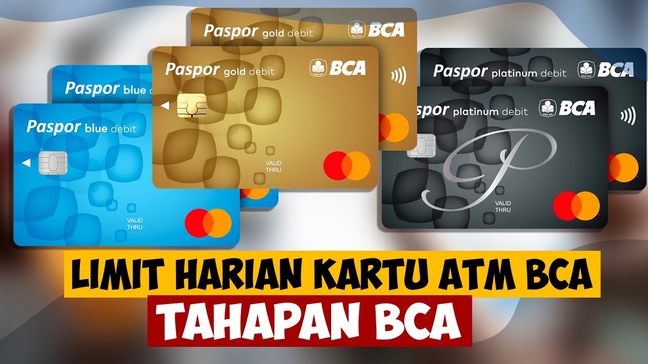 Limit Harian Kartu ATM BCA | TAHAPAN BCA - YouTube