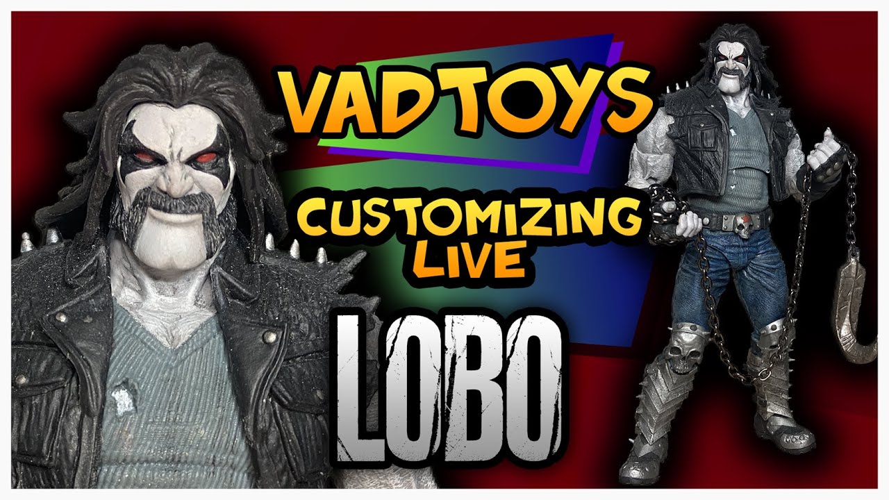Customizing Live - Lobo McFarlane DC Multiverse Custom Head Resculpt ...