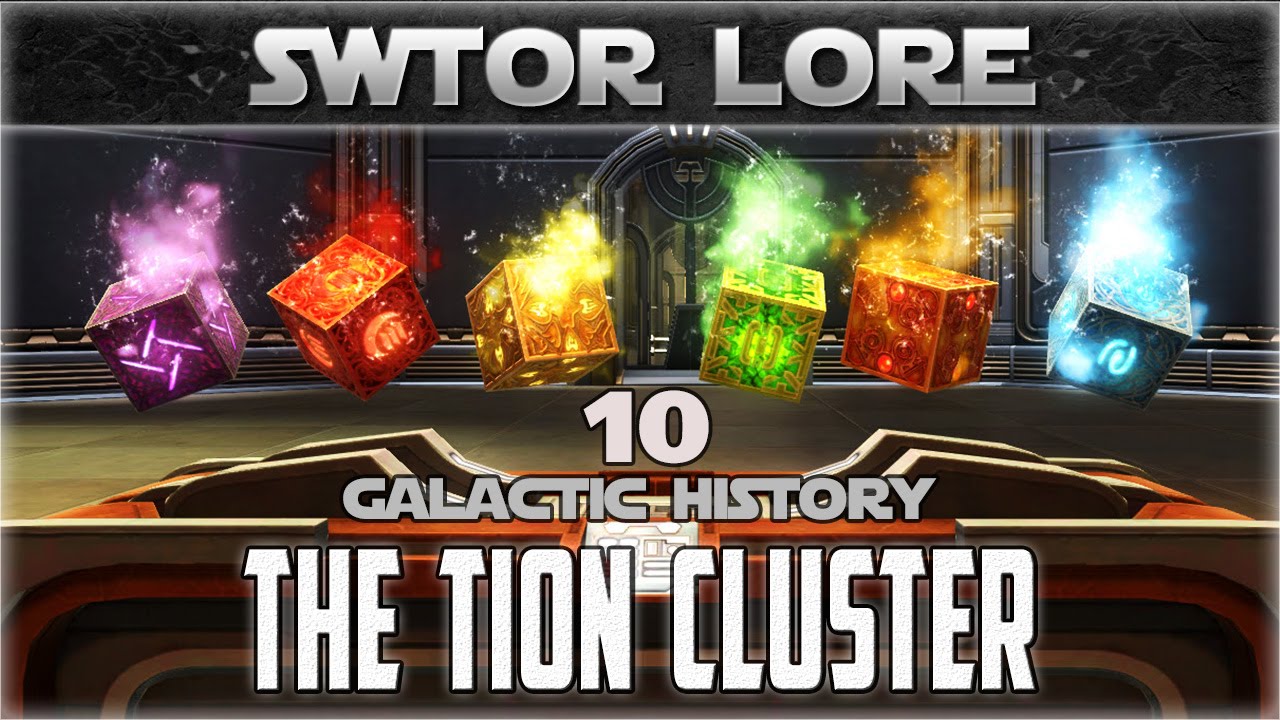 Star Wars Galactic History 10: THE TION CLUSTER | SWTOR Tython Datacron ...