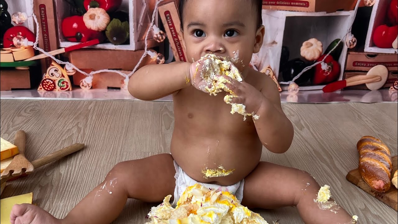 Rizq One Year Smash Cake YouTube rizq-one-year-smash-cake-youtube