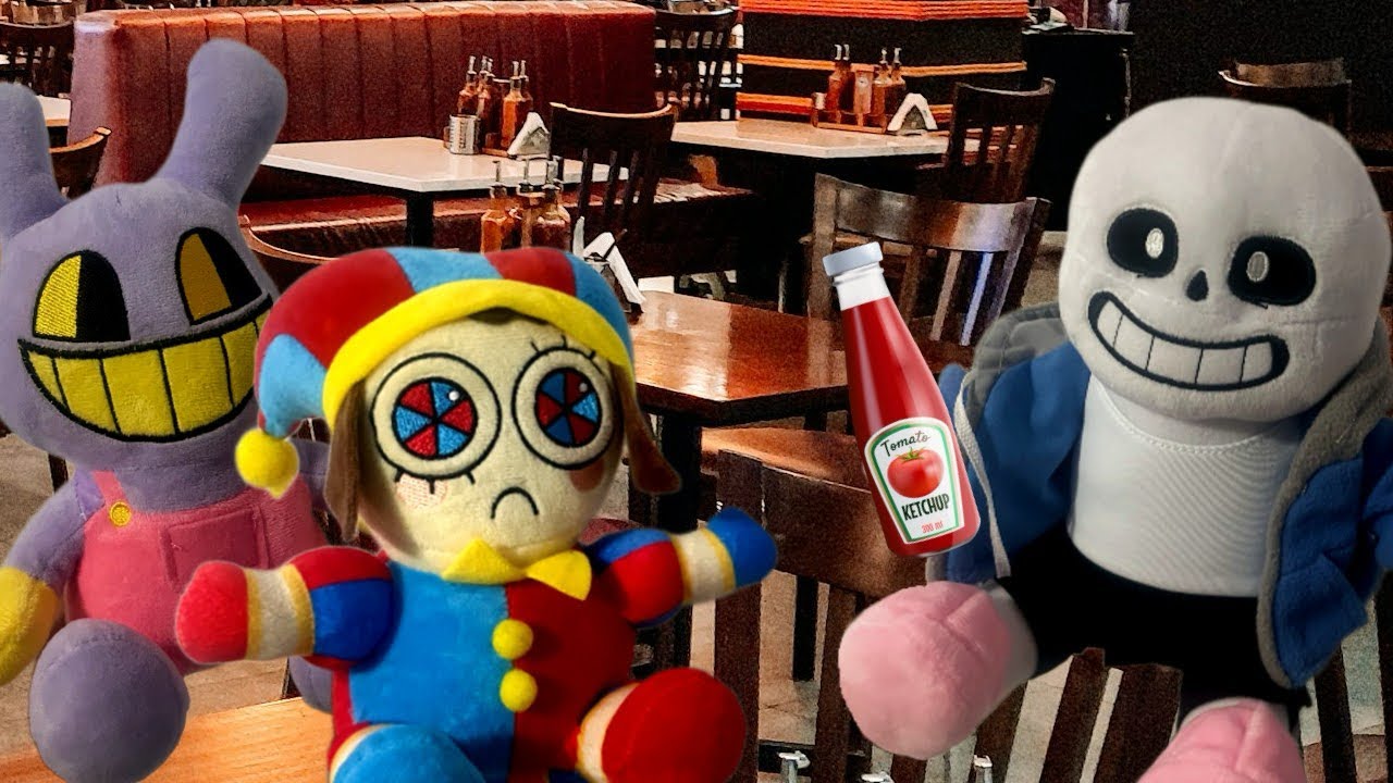 The Amazing Digital Circus plush - Jax and Pomni meet Sans Undertale ...