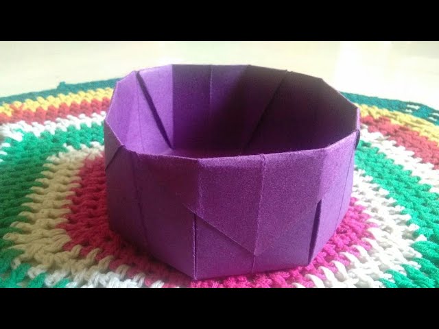 Round Origami Box Custom Order Cylinder Box Black Round Paper Box