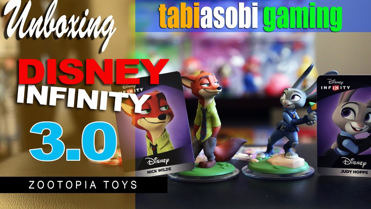 Unboxing: Disney Infinity 3.0 Zootopia | Nick Wilde, Judy Hopps & Power ...