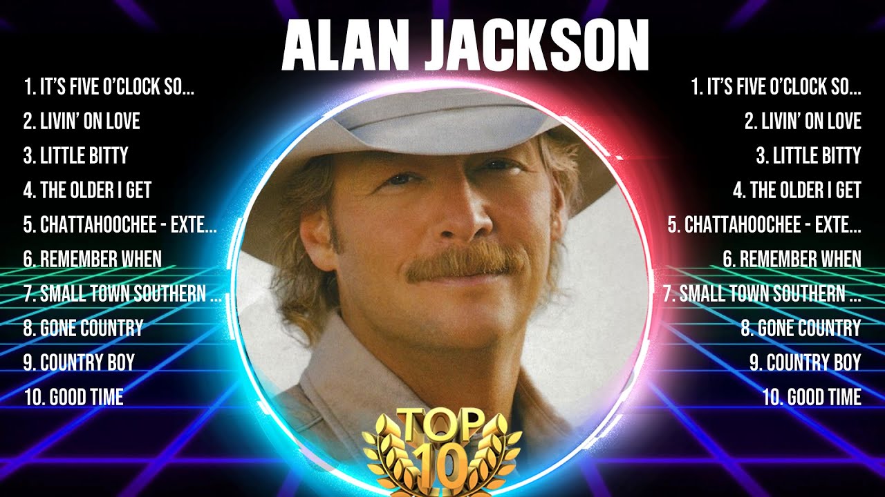 Alan Jackson Top Of The Music Hits 2024 - Most Popular Hits Playlist ...