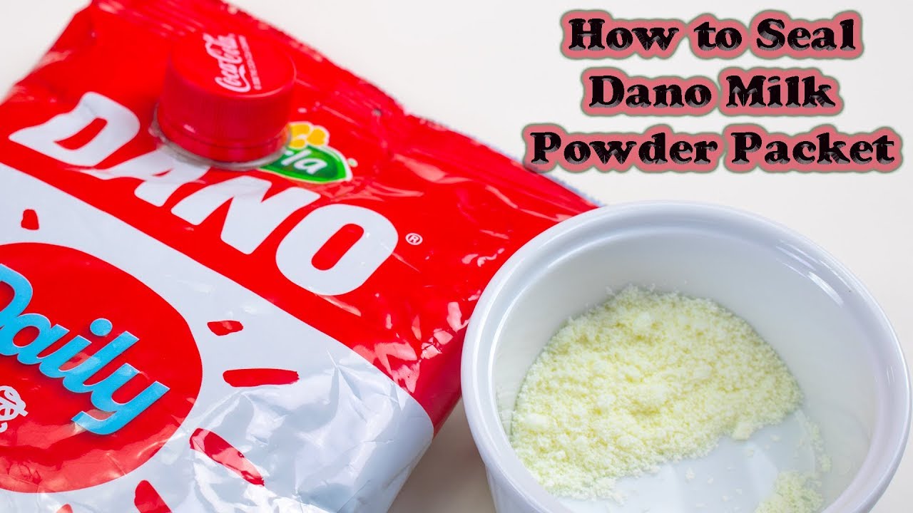 How to Seal Dano milk powder packet without a Clip | DIY Life Hacks ...