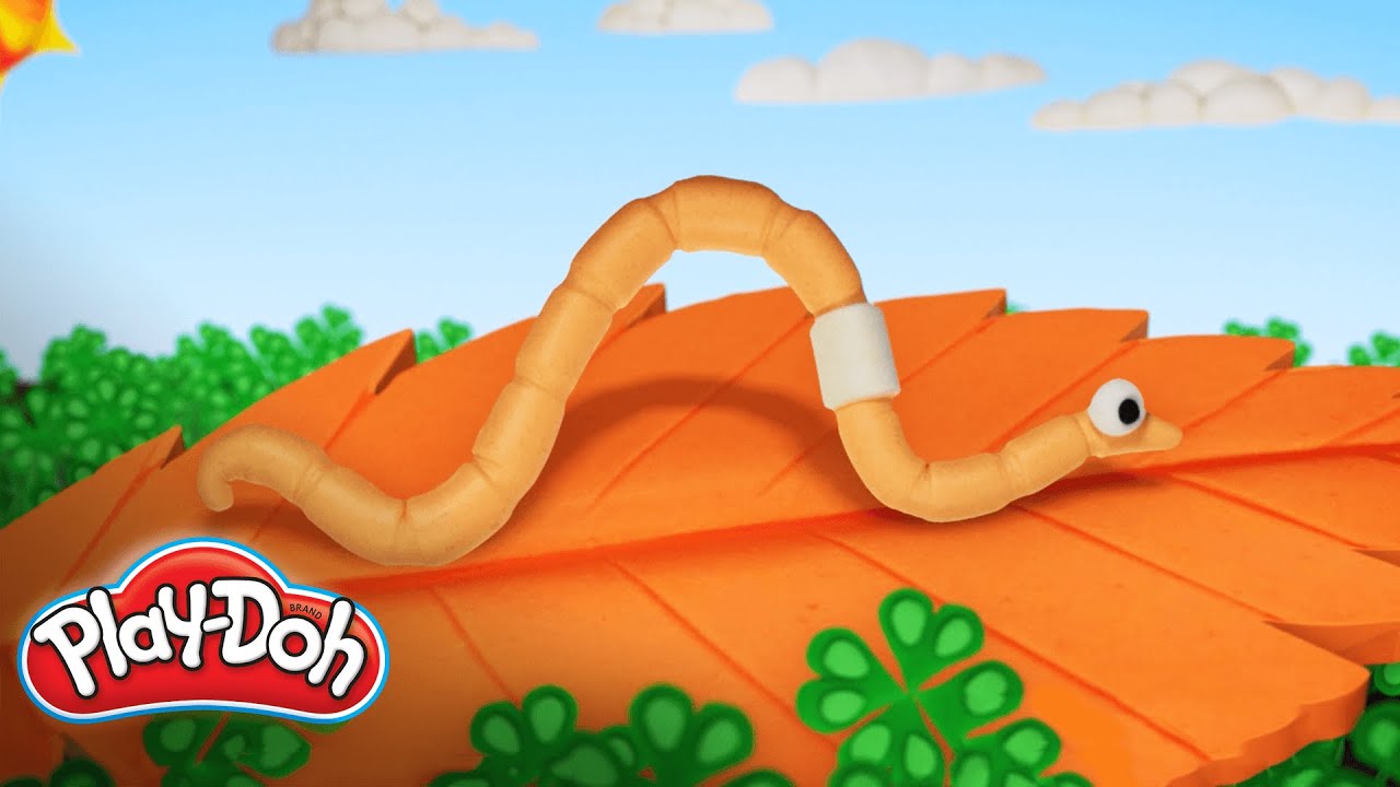 Play-Doh | 'How to Build an Earthworm!' - YouTube