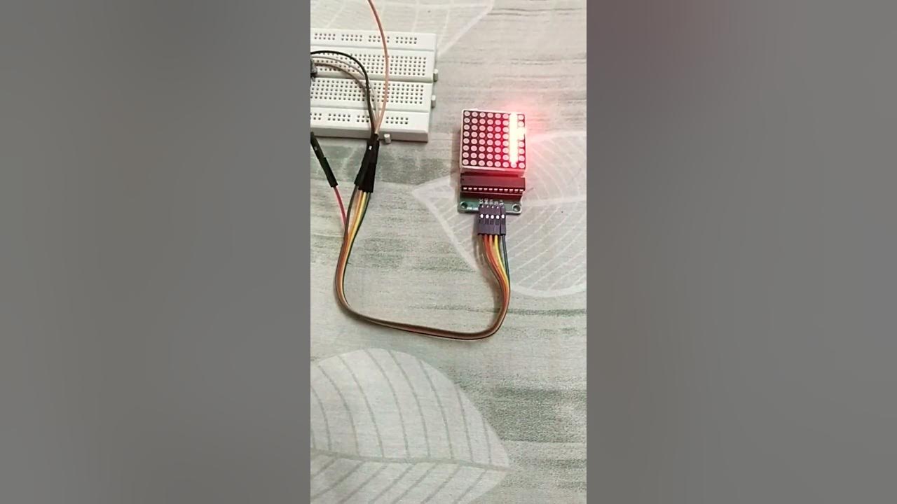 8×8 LED Matrix MAX7219 with Scrolling Text & Android Control via Bluetooth - YouTube