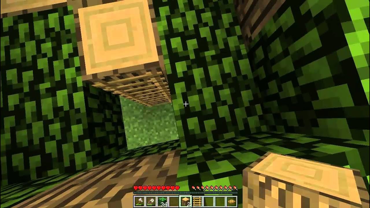 Minecraft How to build an Oak Tree House - YouTube