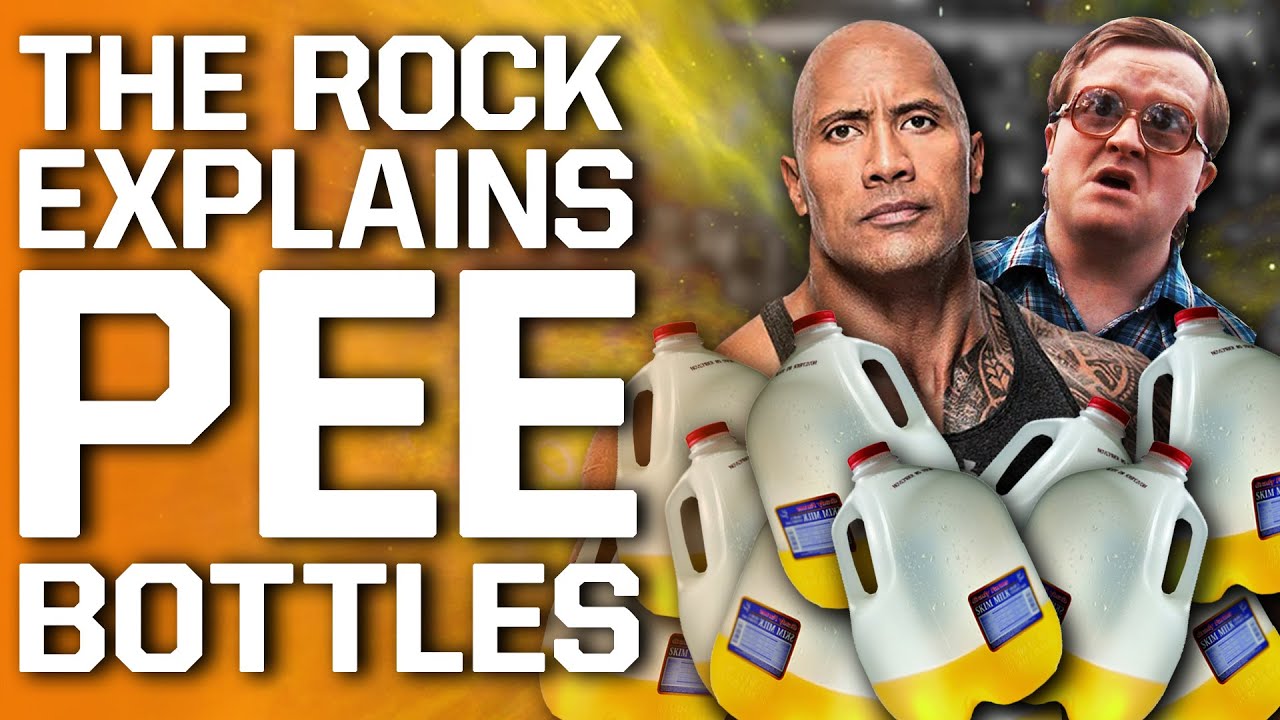 The Rock Explains Why He Urinates In Water Bottles - YouTube