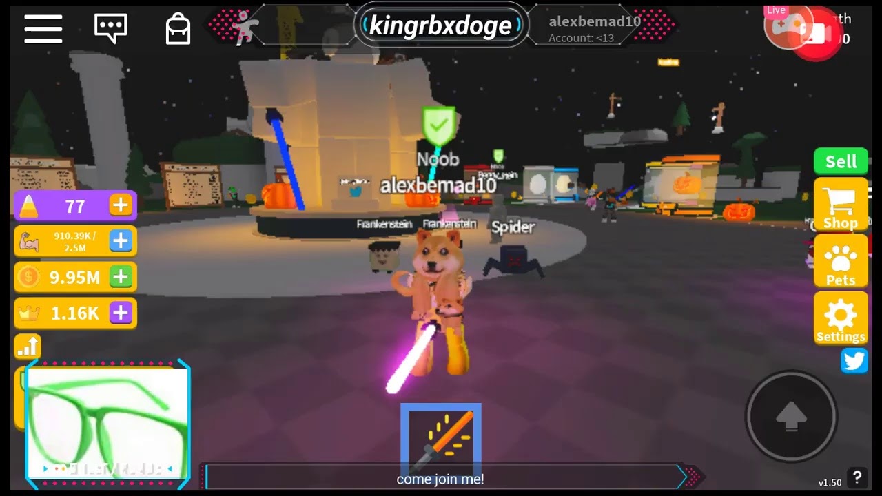 roblox: saber sim - YouTube