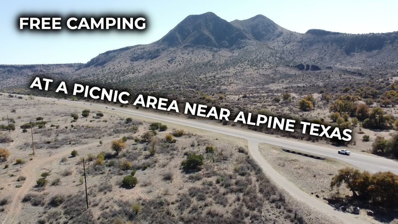 Free camping Alpine Texas - YouTube