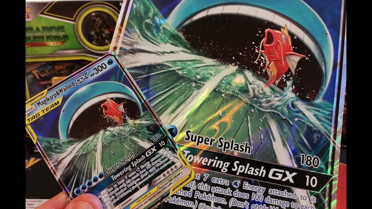 Opening Towering Splash GX Box Tag Team - Pokemon cards - YouTube