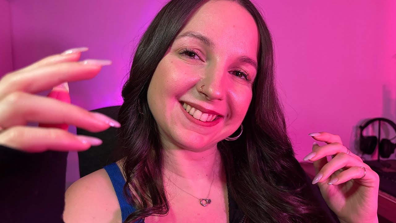 ASMR - Face TOUCHING HAND Sounds & HAND Movements - YouTube
