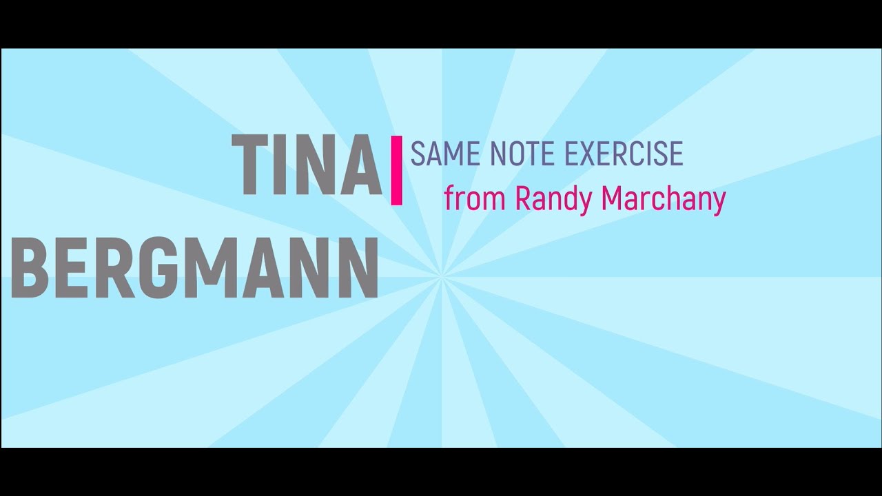 Same Note Exercise - YouTube