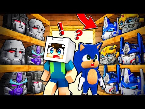 TRANSFORMERS OLUP ARKADAŞLARIMI TROLLEDİM! 🤖😂 Minecraft