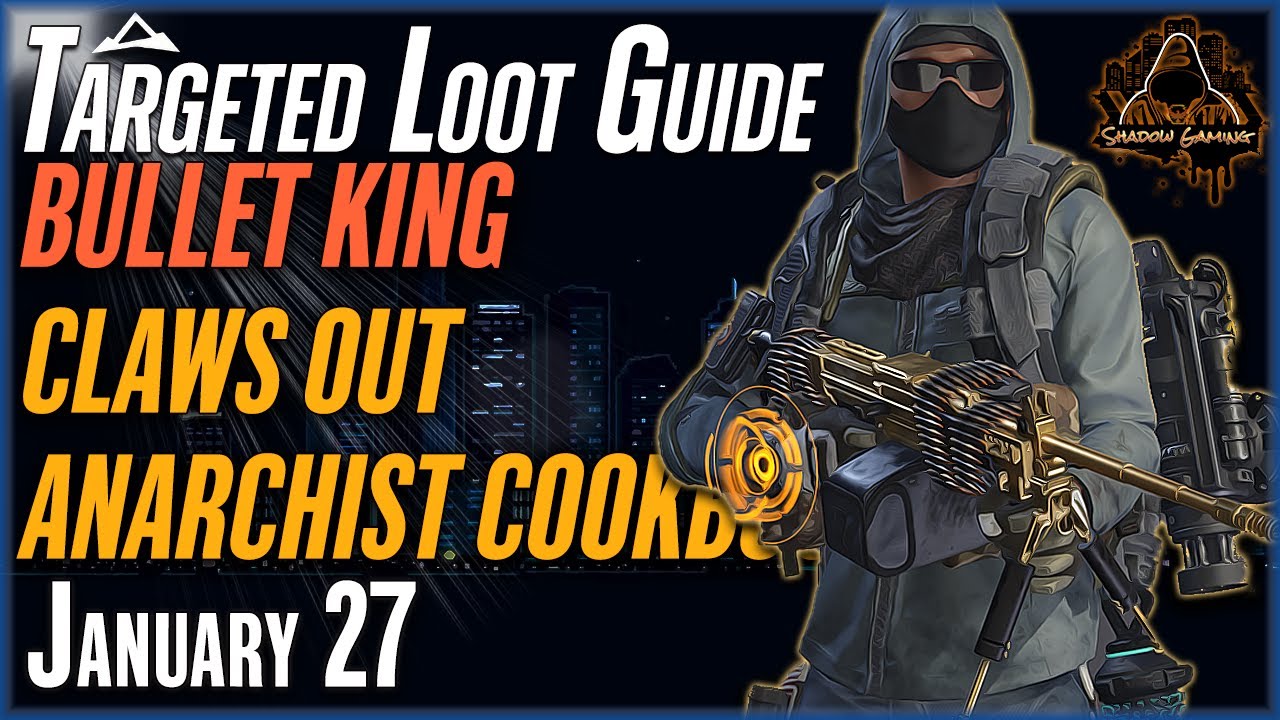The DIVISION 2 | Targeted Loot Today | January 27 | *CLAWS OUT HOLSTER ...
