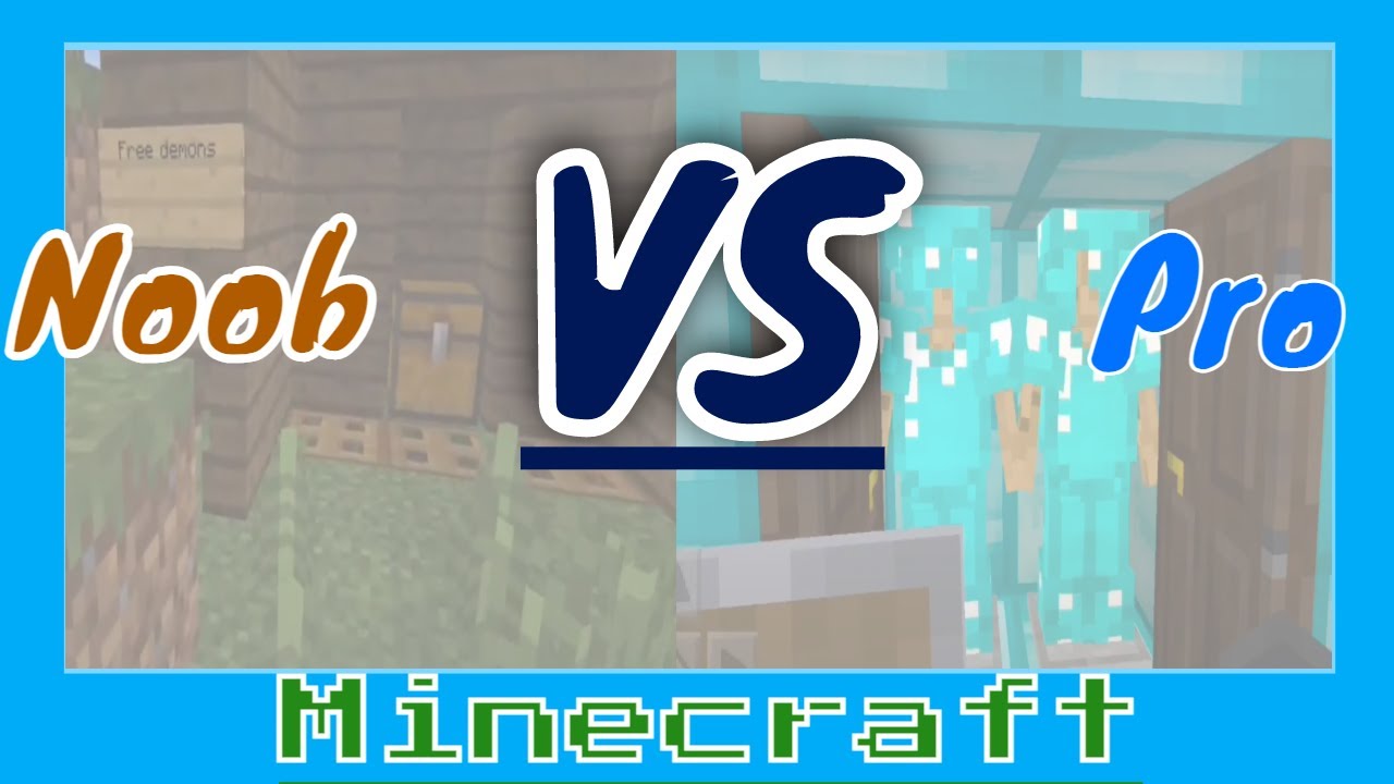 Noob vs pro Minecraft: getting pranked - YouTube