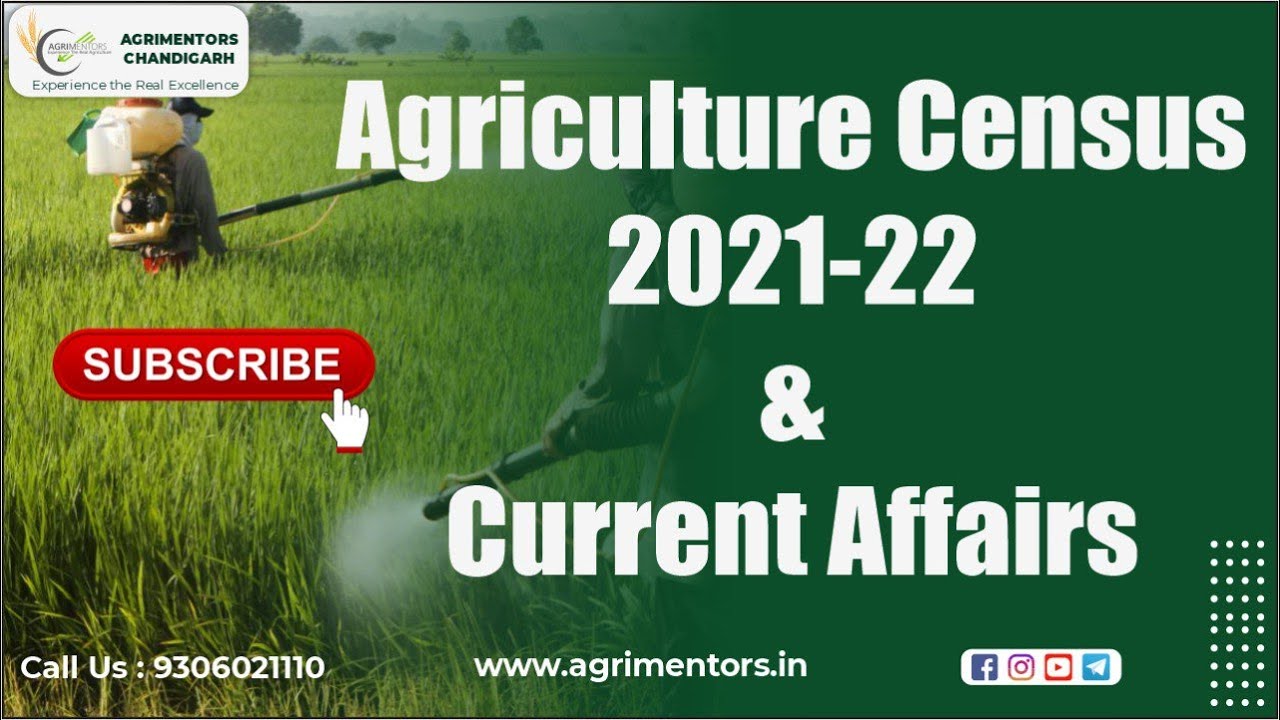 Agriculture Census 2021-22 | Agriculture Current Affairs | AFO | NABARD ...