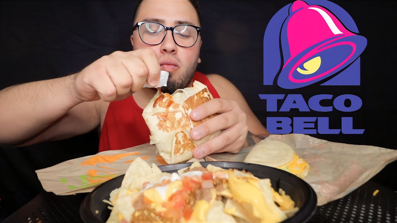 i'm so depressed TACO BELL MUKBANG EATING SHOW ASMR - YouTube