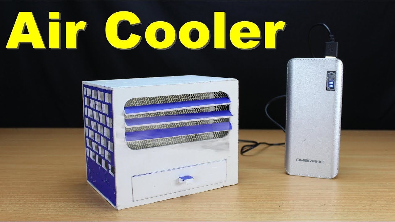 How to Make Mini Powerful Air Cooler at home - YouTube