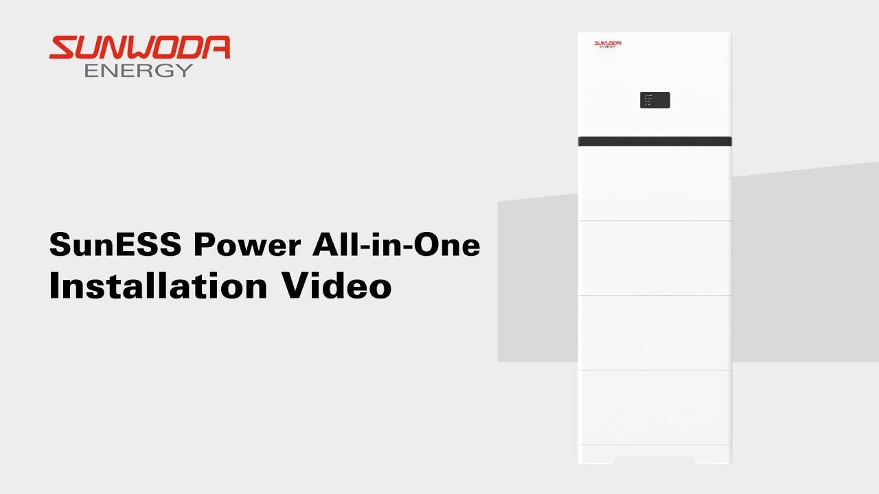 Sunwoda - SunESS Power All-in-One - Installation Video - YouTube