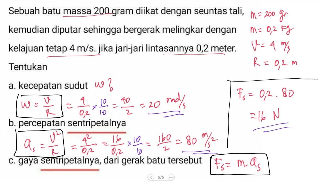 menghitung percepatan tegangan tali dan percepatan sudut pada katrol ...