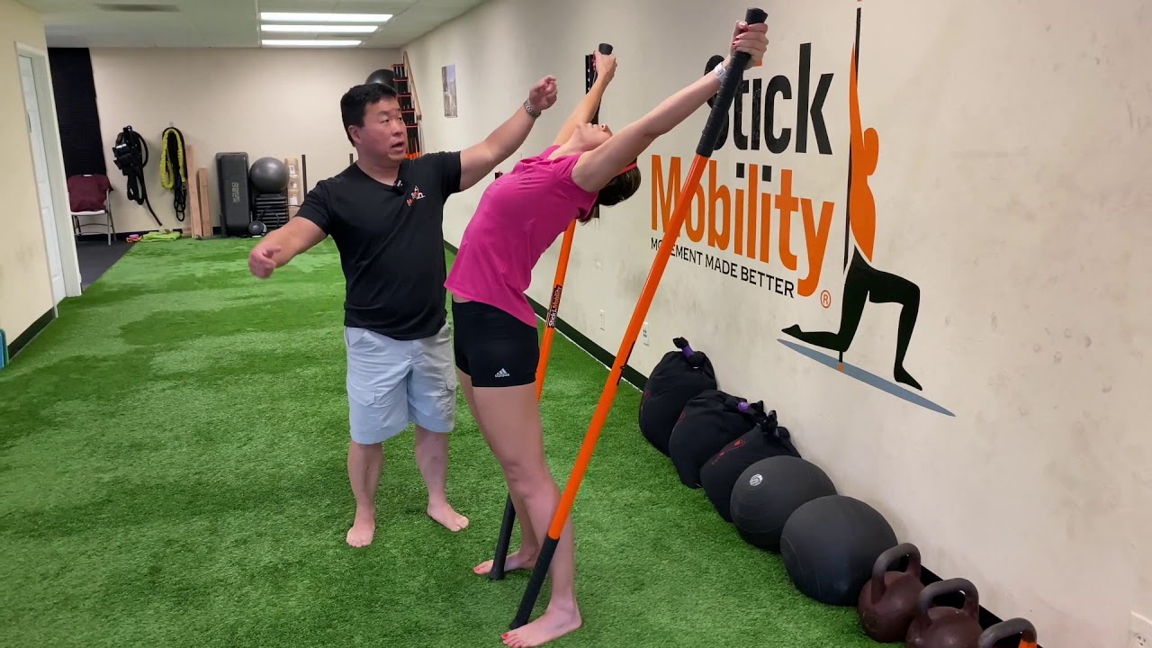 Full Body Stretch With The Human Sail - Stick Mobility Exercise - YouTube