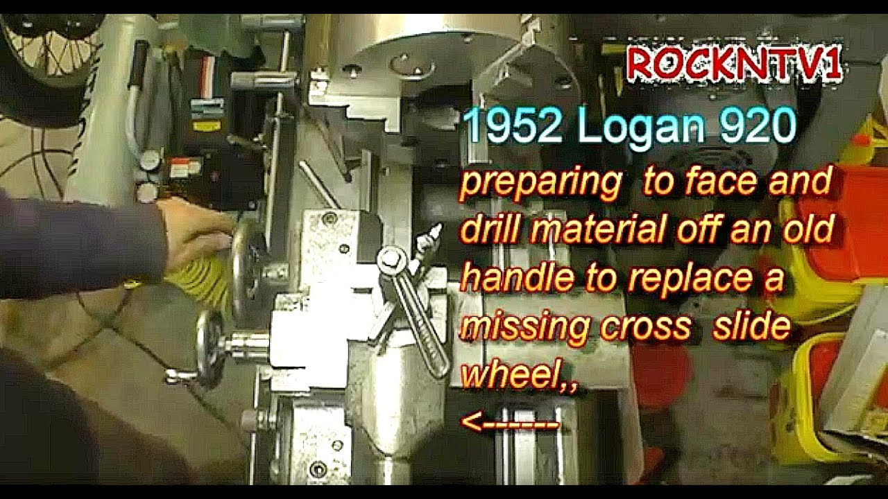 LATHE project machining Compound Handwheel Logan 920 - YouTube