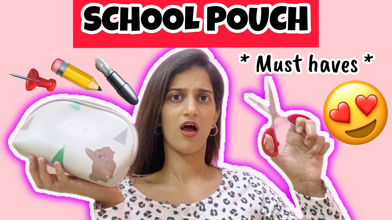 💥😍 *School STUDENT / TEACHER * Essentials ️ || School Pouch Essentials📚 ...