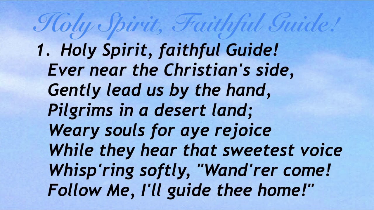 Holy Spirit Faithful Guide Sacred Songs Solos 194 YouTube Holy Spirit Faithful Guide Sacred Songs Solos 194 YouTube