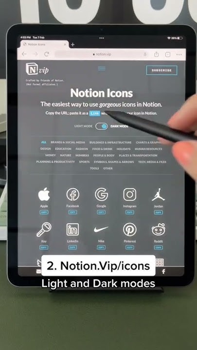 Icons Are A Great Way To Make Your Notion Workspace More Aesthetic Notion Notiontips Youtube