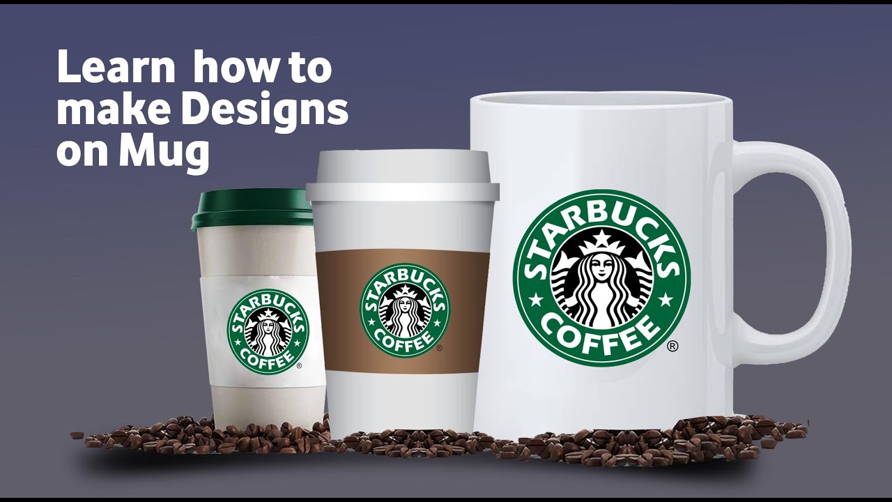 STARBUCKS COFFEE CUPS / Design Tutorials / Vlog 22 / Starbucks Coffee - YouTube