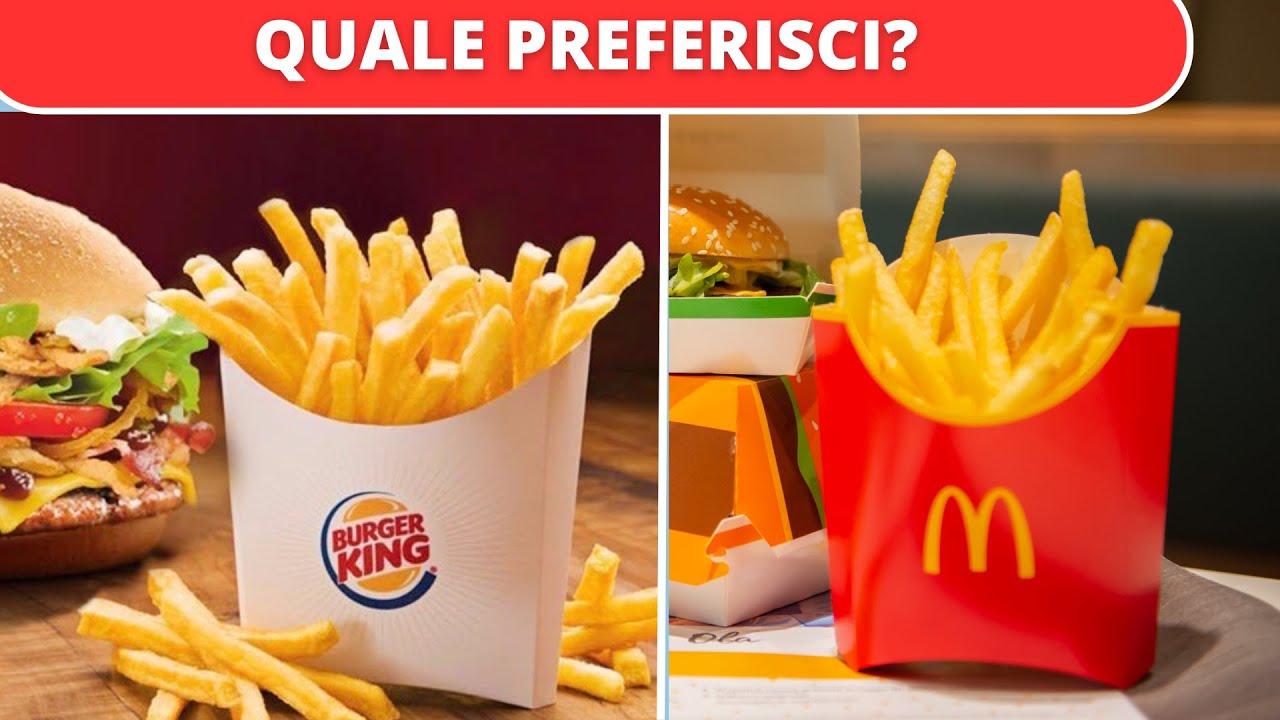 Quale preferisci: Edizione Junk Food | Quiz QUASAR - YouTube