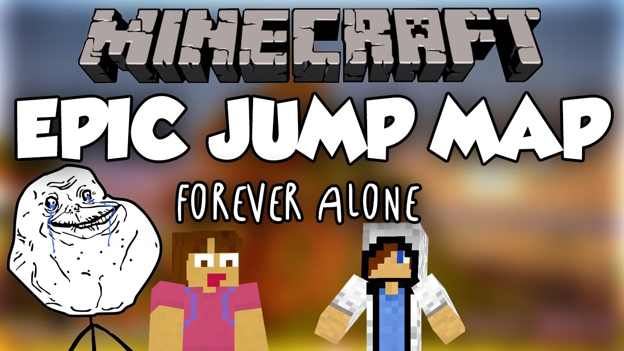 Minecraft: Epic Jump Map FOREVER ALONE "LIVESTREAM" Stan en Ruben ...