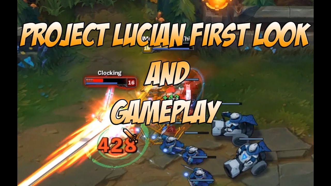 PROJECT Lucian Skin: First Look and Gameplay! - YouTube