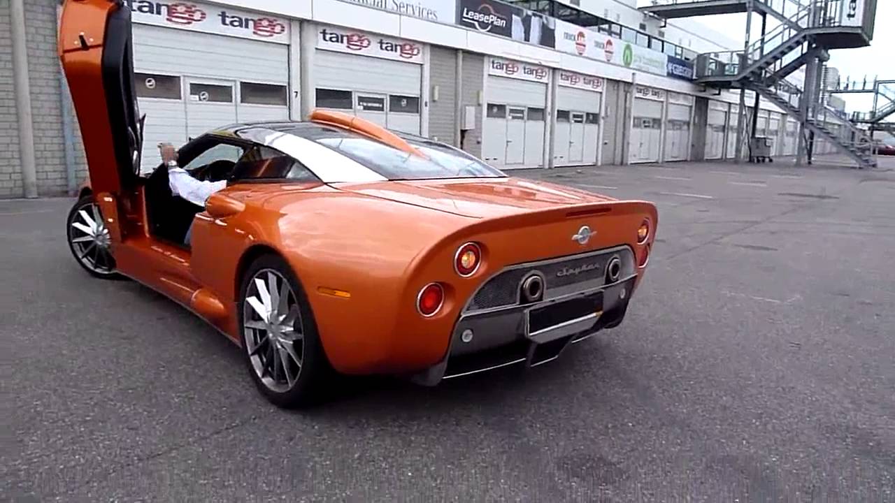 Spyker C8 Aileron Start up, Rev and Fly-By! 720p HD - YouTube