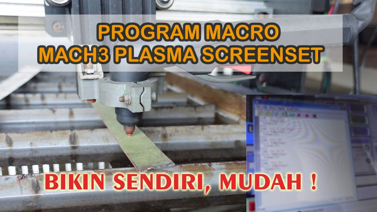 Program Macro Probing Otomatis Pada Mach3 Plasma Screenset || Rajawali 3D || Rakit 3D - YouTube