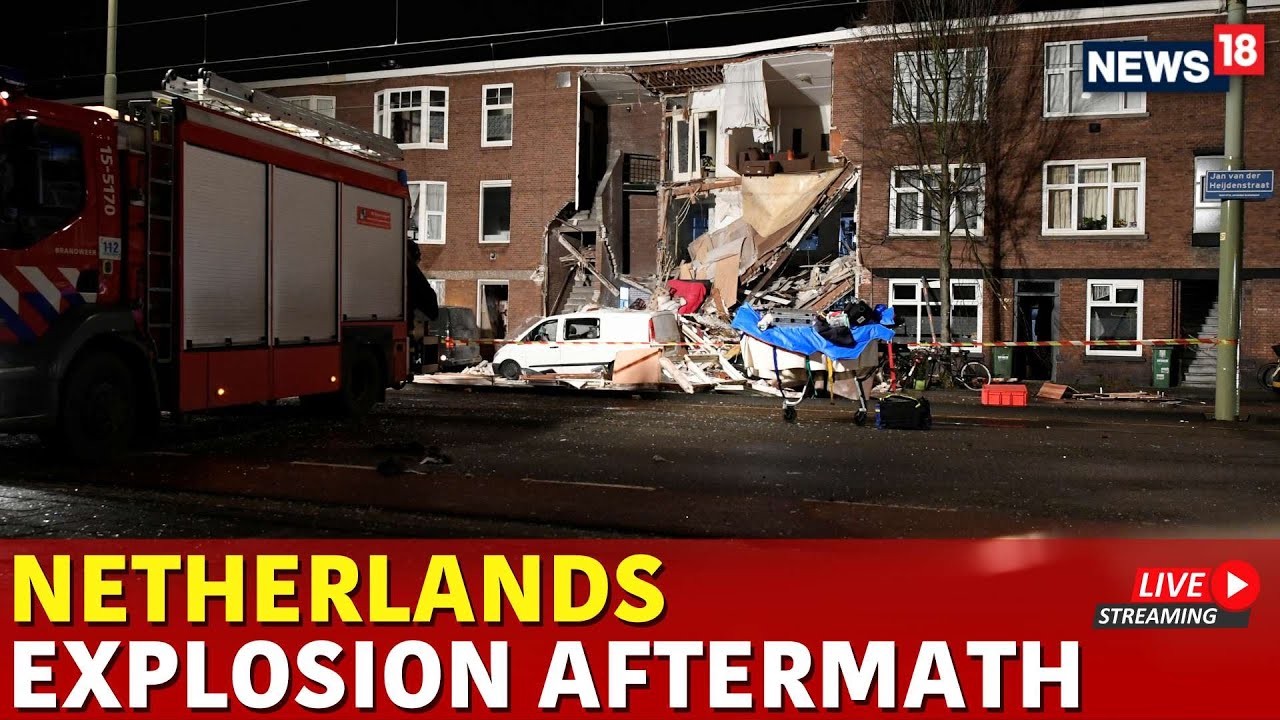 Netherlands Explosion Live | Apartment Block In Hague 'Partially ...