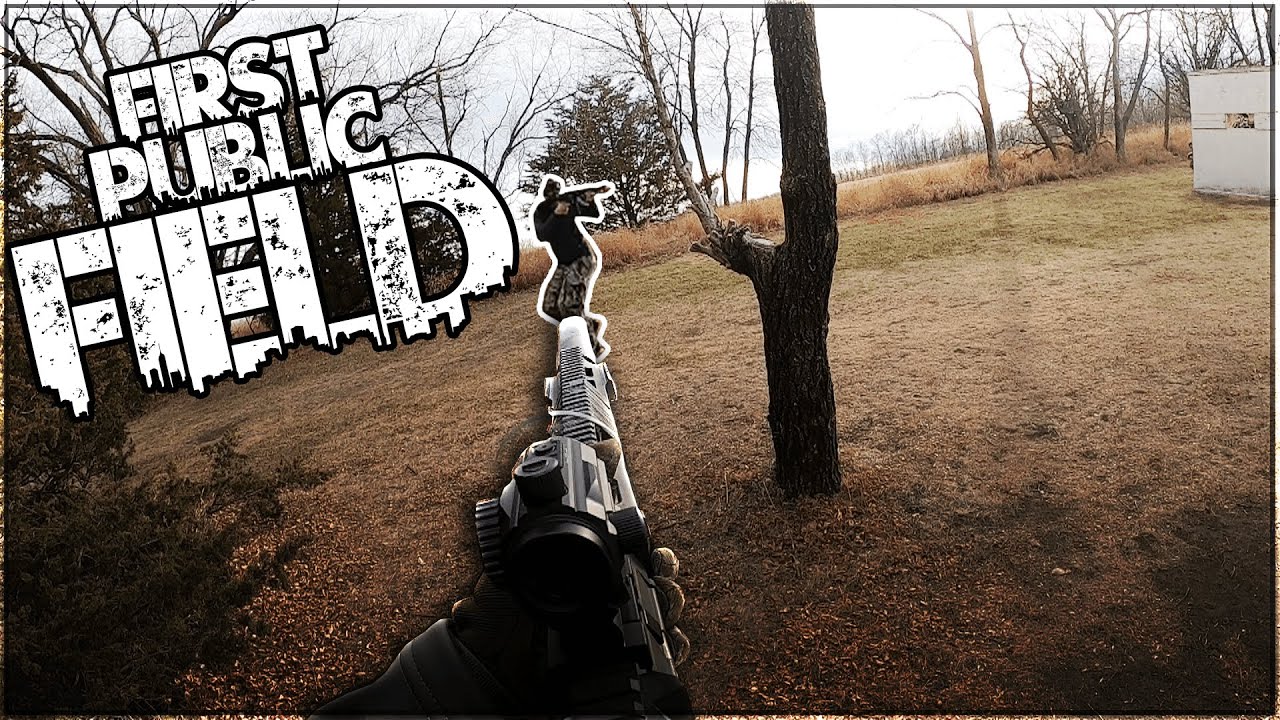 My First PUBLIC AIRSOFT FIELD (CJ's Paintball Park) - YouTube