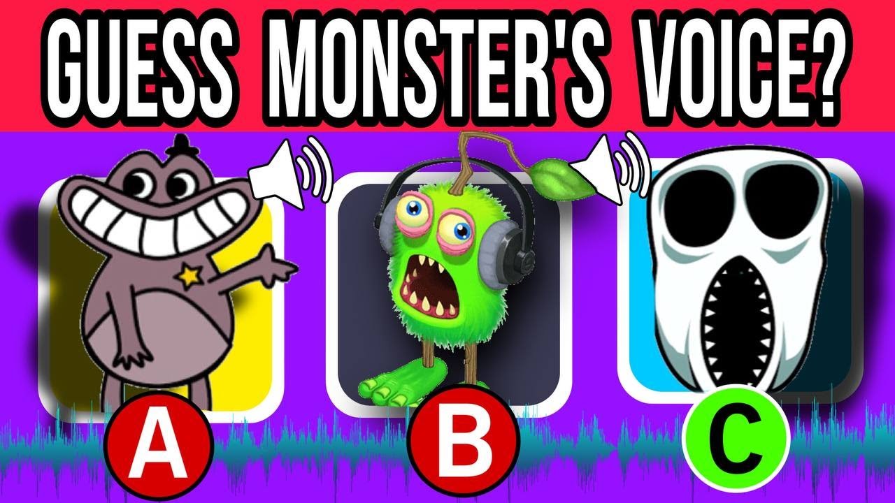 Guess the MONSTER'S VOICE GARTEN OF BANBAN 4 HUNKY JAKE, EVIL BANBAN ...